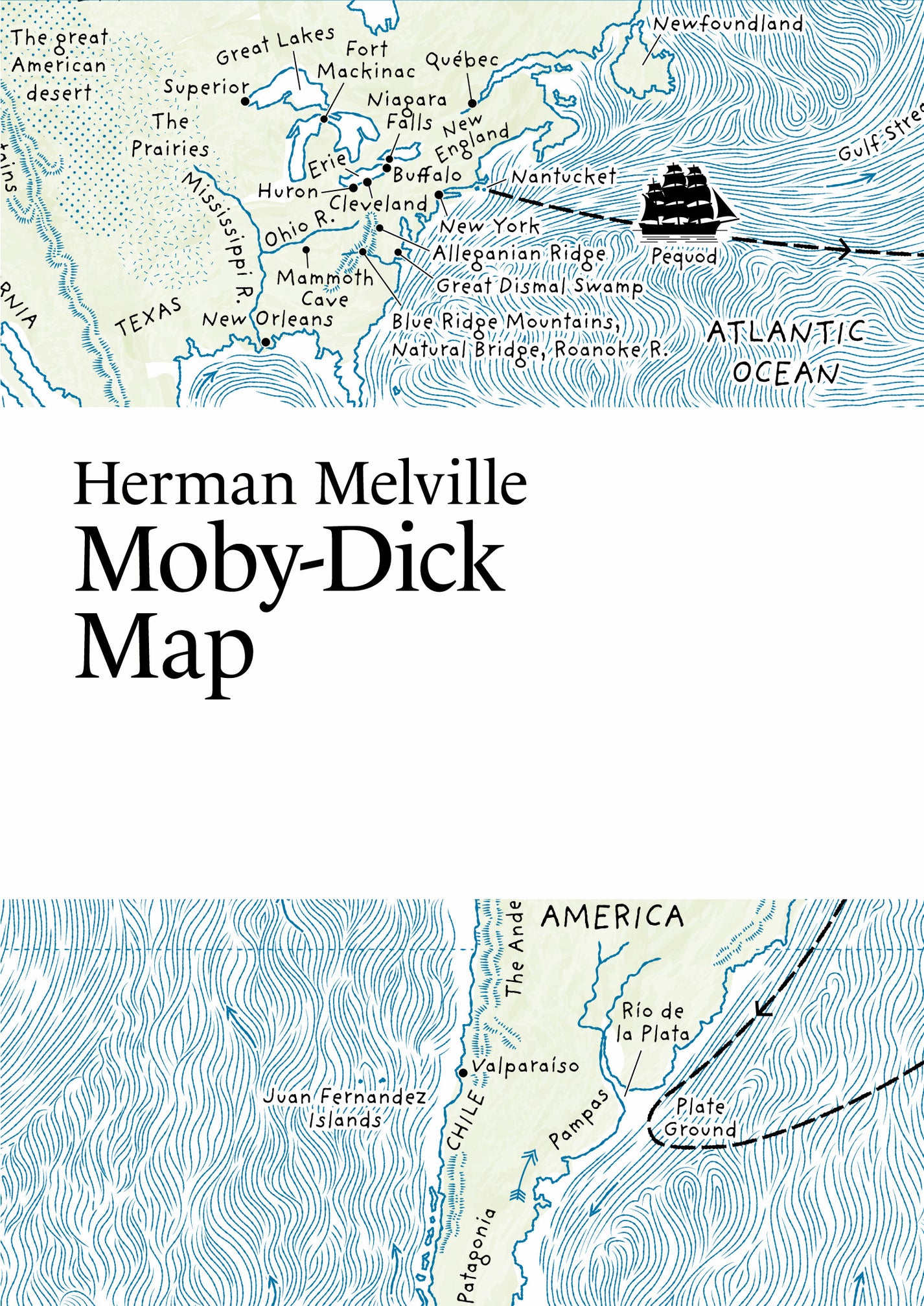 Moby-Dick Map – Literary Maps