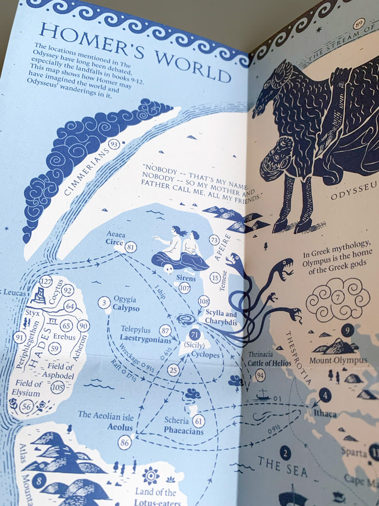 The Odyssey Map – Literary Maps