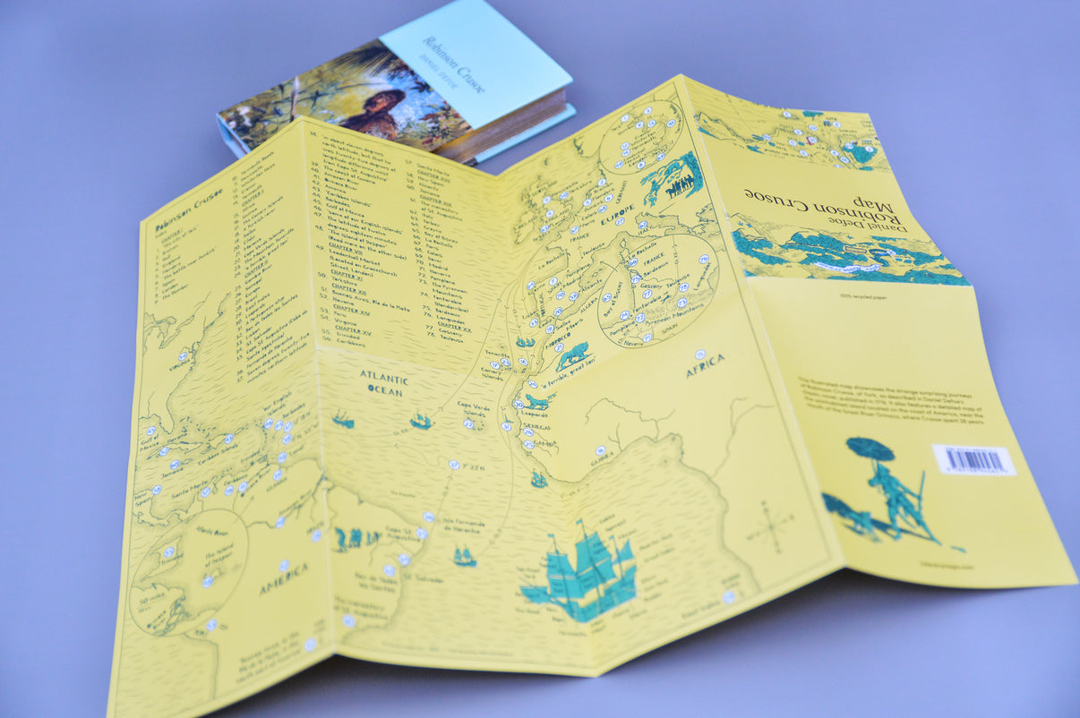 Robinson Crusoe Map – Literary Maps