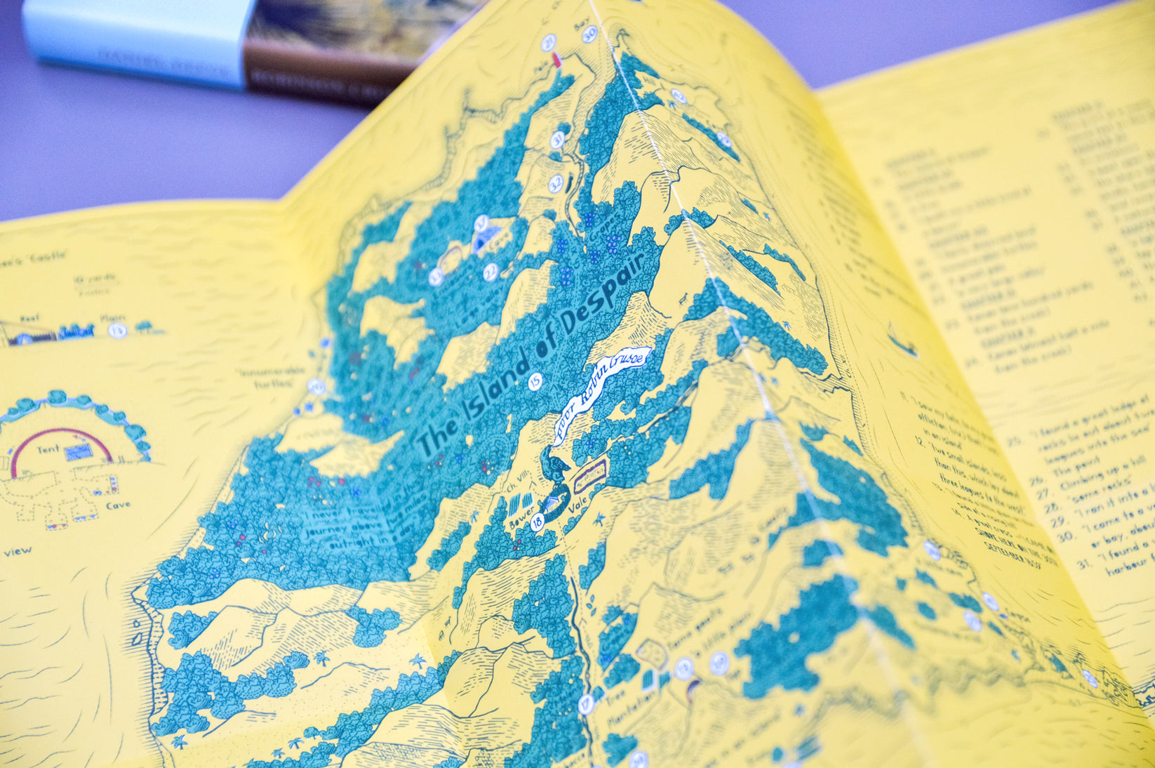 Robinson Crusoe Map – Literary Maps
