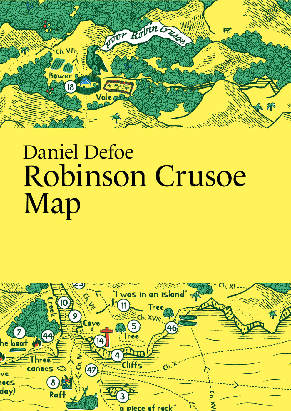 Robinson Crusoe Map – Literary Maps