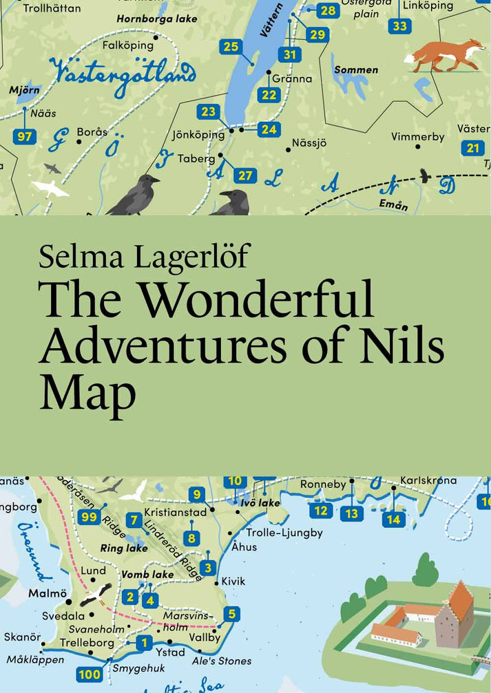 The Wonderful Adventures of Nils Map – Literary Maps